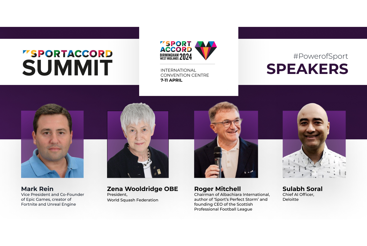 Meet the world-class speakers on SportAccord’s Plenary sessions ...